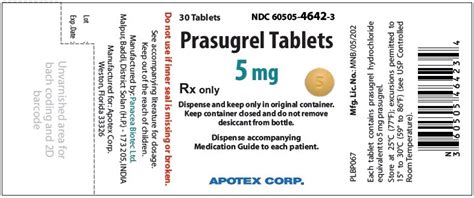 Prasugrel 5mg Rx Products