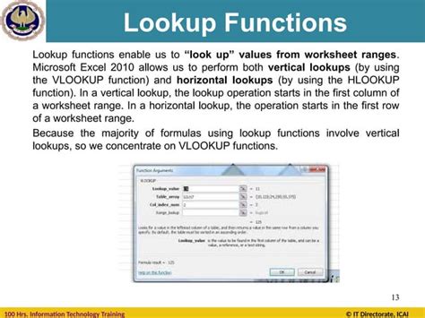 basics of microsoft excel 2010 chapter 4 ppt