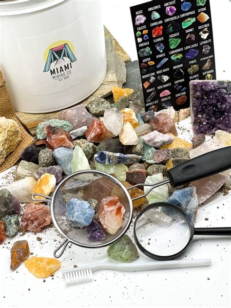 Gem Mining Kit 12 Pounds Of Adventure Discover Gems And Minerals With Gem Mining Kit 12 Pounds Of Adventure Discover Gems And Minerals With