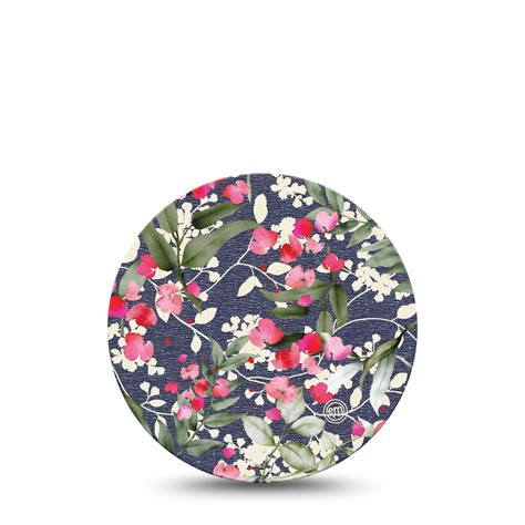 Expressionmed Denim Flowers Libre 2 Overpatch Patch