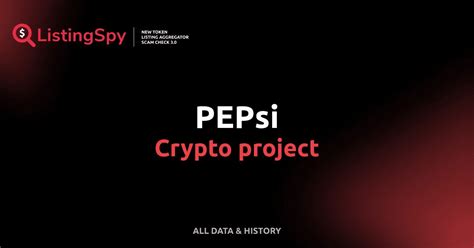 Pepsi Crypto Project Pepsi Token Listings Events Analysis Listingspy