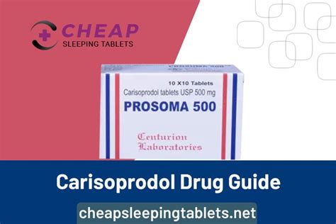 Carisoprodol Drug Guide Disboard
