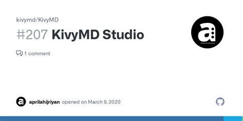 KivyMD Studio Issue 207 Kivymd KivyMD GitHub