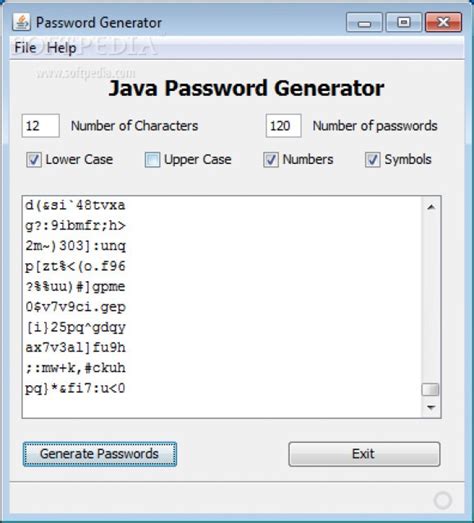 Java Password Generator Download Softpedia