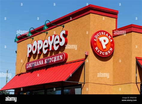 Indianapolis Circa August 2019 Popeyes Louisiana Kitchen Fast Food