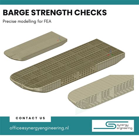 Marineengineering Fea Bargesafety Synergyengineeringbv Krzysztof Jedruszek