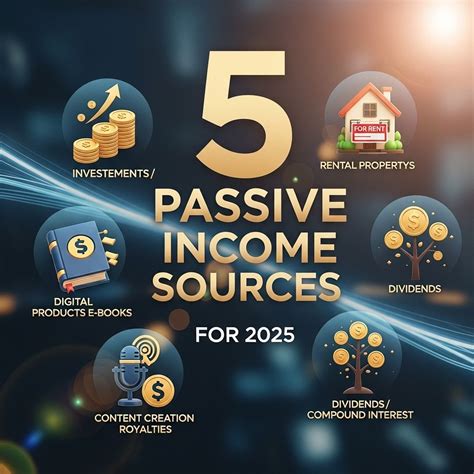 5 Lucrative Passive Income Sources For 2025