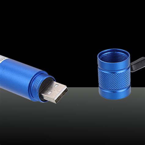 200mw 650nm Rechargeable Red Laser Pointer Beam Light Single Point Blue