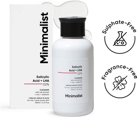 Minimalist 2 Salicylic Acid For Oily Skin Sulphate Free Anti Face