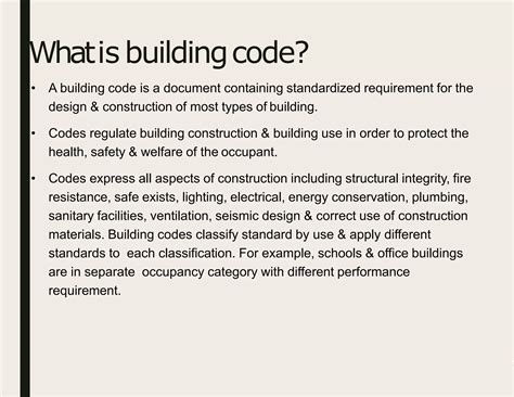 National Building Codes PPTX