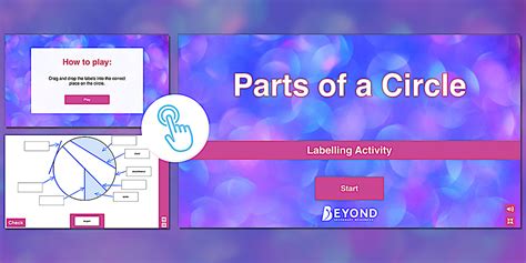 👉 Parts Of Circles Labelling Twinkl
