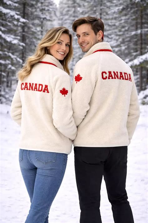 Heated Rivalry Canada Sherpa Jacket Winter Coat