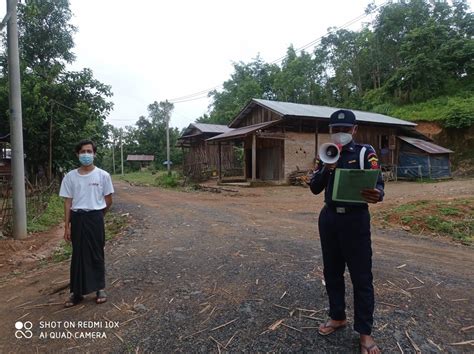 ပိုင်ကျုံမြို့တွင် ပြည်သူများ ကိုဗစ် ၁၉ရောဂါကြိုတင်ကာကွယ်ထိန်းချုပ်နိုင