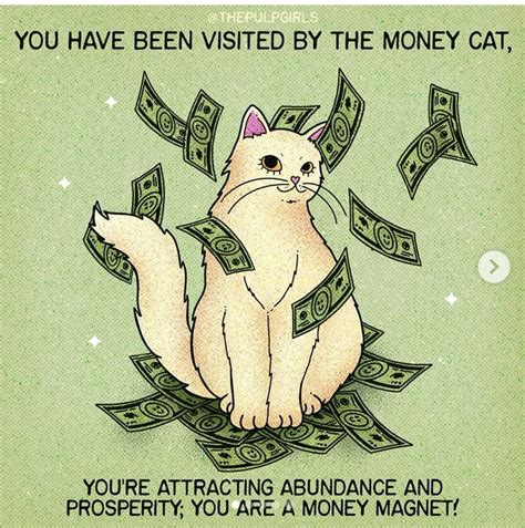 Pin By Sara Day On A Quick Pick Me Up Money Cat Money And Happiness