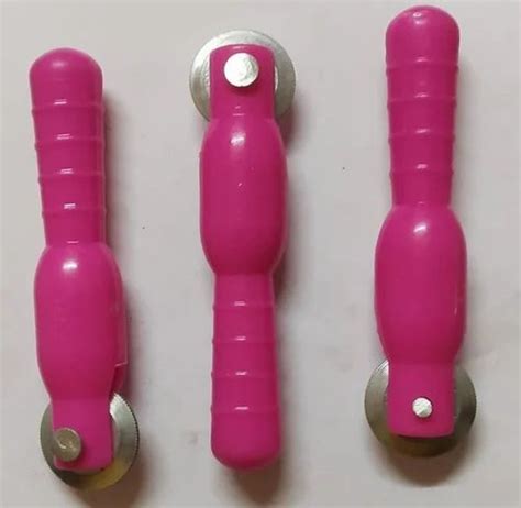 Pink Pvc Ball Bearing Tyre Patch Roller Stitcher Puncture Repair Tool