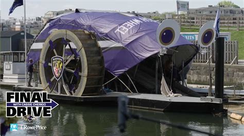 Ravens Debut Mr Trash Wheel In Baltimore Final Drive