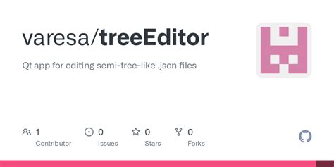 Github Varesatreeeditor Qt App For Editing Semi Tree Like Json Files