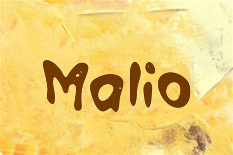 Malio Font Wepfont
