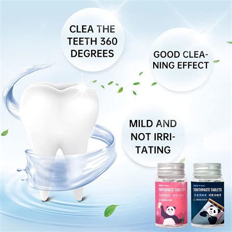 Solid Toothpaste Tabletsmouthwash Tablets Fresh Fruit Taste Travel