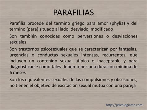 Parafilias