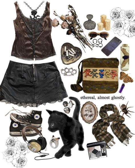 Cedar Wood Outfit Shoplook Retro Outfits Grunge Outfits Cute Outfits