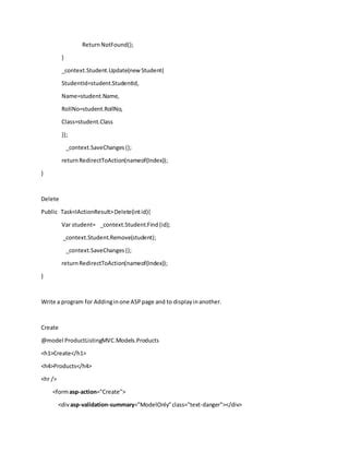 Create Methods To Insert DOCX