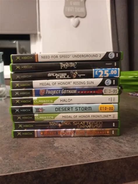 XBOX ORIGINAL GAME Bundle Halo Need For Speed Underground 2