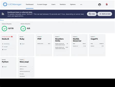 Cloudlinux Manager Ui