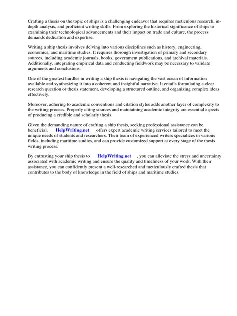 Ship Thesis Pdf Thesis Piracy