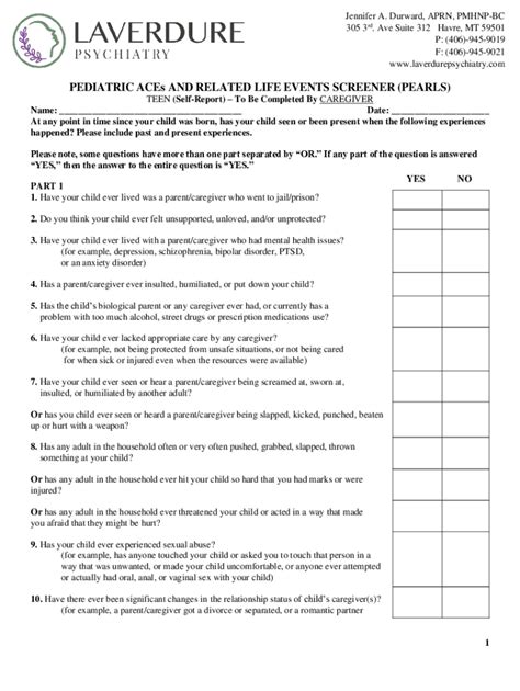 Fillable Online Learn About Screening Aces Aware Take Action Save Lives Fax Email Print