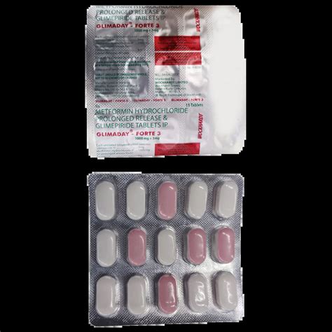 Glimaday Forte 3 Tablet Pr View Usage Side Effects Price And