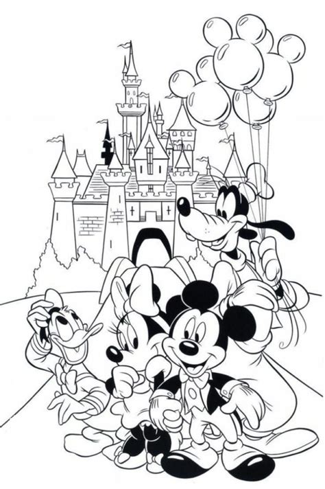 Disneyland Printable Coloring Pages