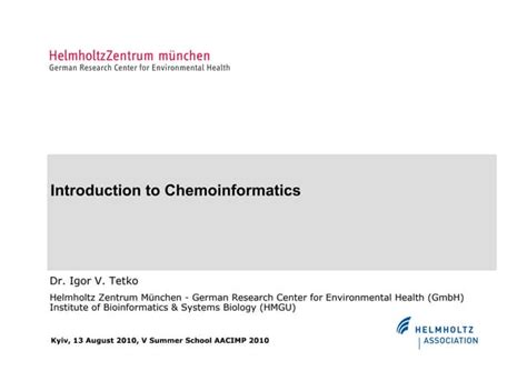 Introduction To Chemoinformatics Pdf