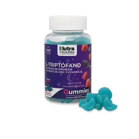 L Triptofano Citrato De Magnesio Complejo B Gummies X 60 Und Nut