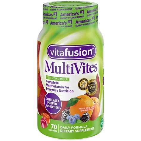 Vitafusion Multivites Essential Multi Gummy Multivitamin 70 Gummies