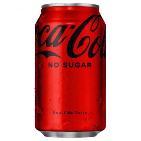 Coke No Sugar Can 375ml Pitstop Cafe