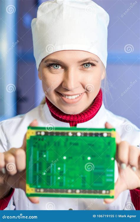 Microchip Production Factory Stock Image Image Of Manufature