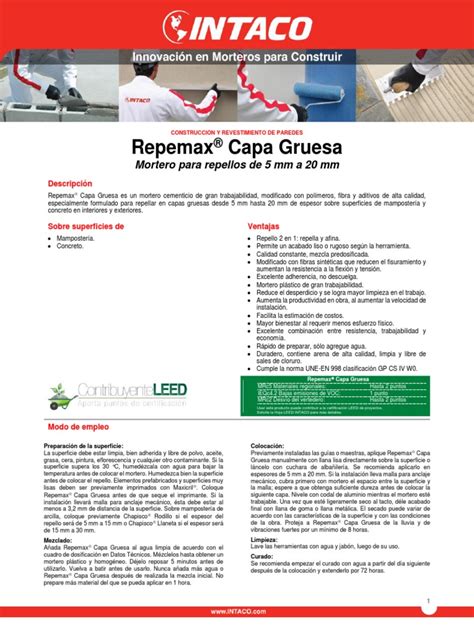 Ft Repemax Capa Gruesa Pdf Pdf Aluminio Agua