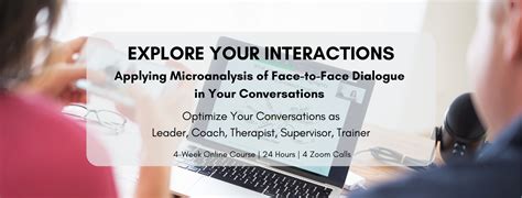 Microanalysis Online Course 2024 Explore Your Interactions Applying Microanalysis Of Face To