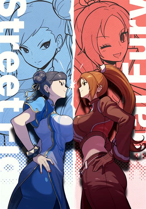 Sach56000 Chun Li Shiranui Mai Capcom Fatal Fury Fatal Fury City