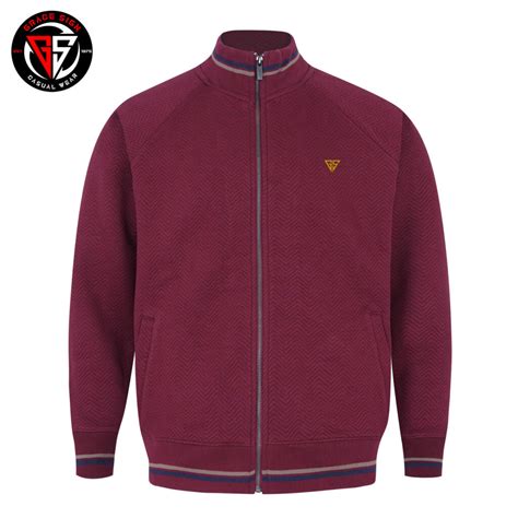 Grace Sign Maroon Texture Full Zipper Grace Sign