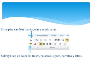 Barra De Inicio En Word Pptx