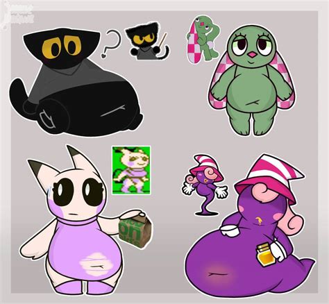 Chonky Character Doodles By Halliedrawz On Deviantart