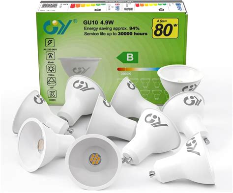 Gy Gu10 Led Bulb 49w 780lm Warm White 3000k Energy Saving Led Bulbthe