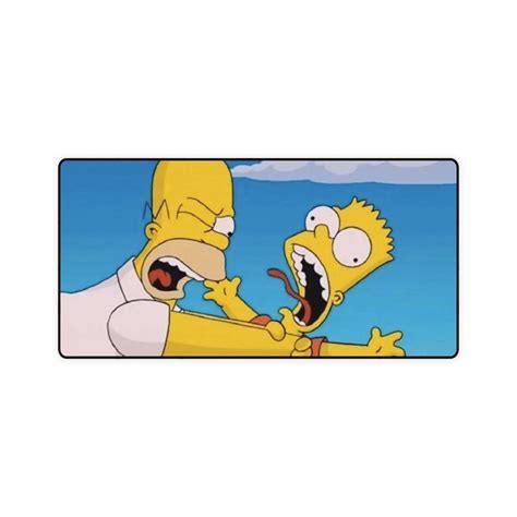 Simpson Homer Bart Desk Mat