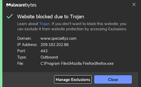 Website Shows As Blocked For Having A Trojan Website Blocking Malwarebytes Forums