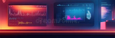 Patient Data Visualization In A Modern Clinic Space Showcasing Personalized Health Metrics And