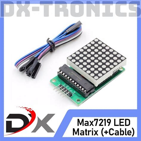 Jual Max7219 Led Dot Matrix Module Max 7219 Arduino Compatible Max 7219