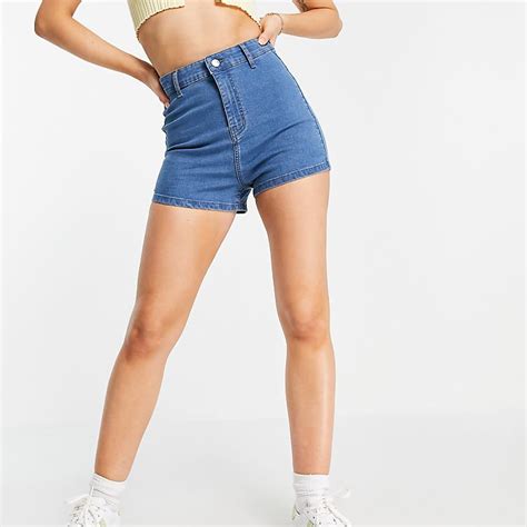 Tight High Waisted Denim Shorts