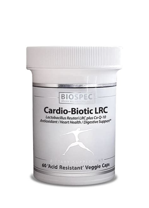 Biospec Cardio Biotic Lrc 60 Veggie Capsules
